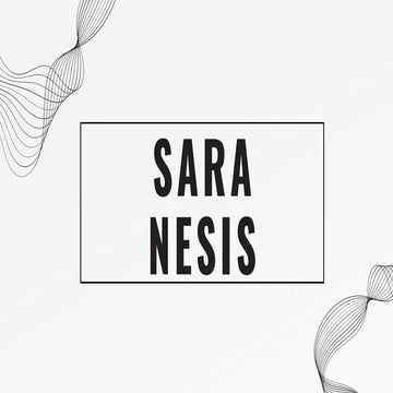 Sara Nesis: Nature as a Source of Inspiration | PPT