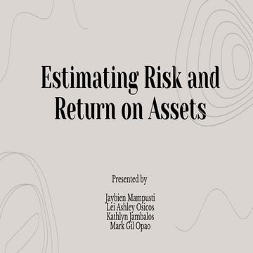 Chapter 5 Risk and Return from Fundamental of financial Management | PPT