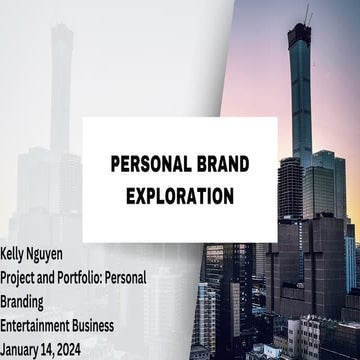 Personal Brand Exploration | PPT