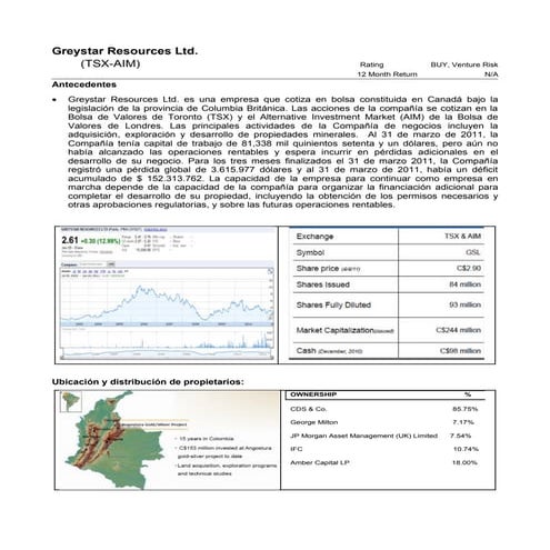 Greystar resources ltd | DOC