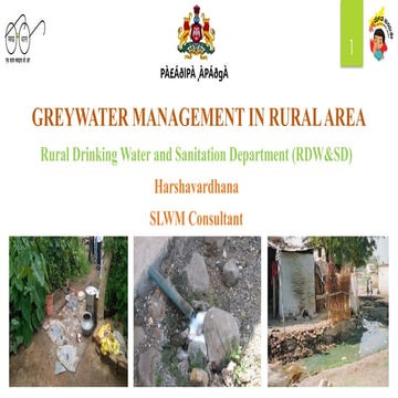 GREYWATER.pptx Grey water management in rural areas | PPTX