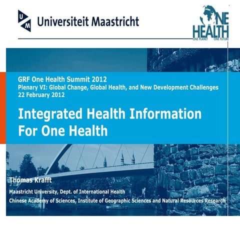 Integrated Health Information For One Health | PPT