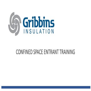 Gribbins Confined Space | PPTX