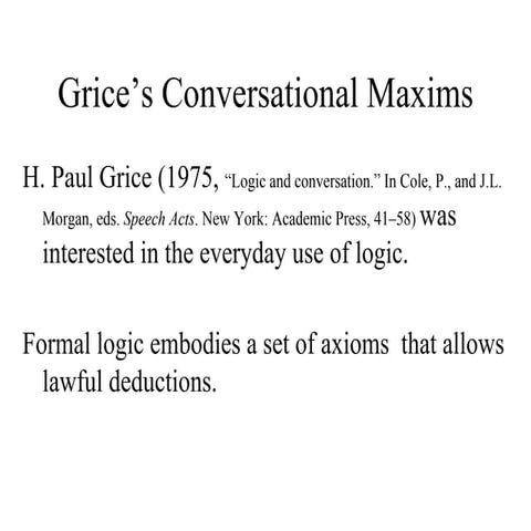 Gricean maxims.howtoavoid pdf | PPT