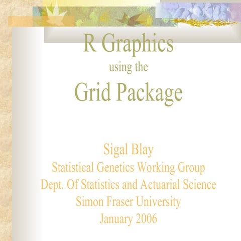 R graphics using the grid package a good ppt | PPT