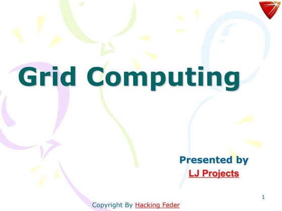 Overview of grid computing | PPT