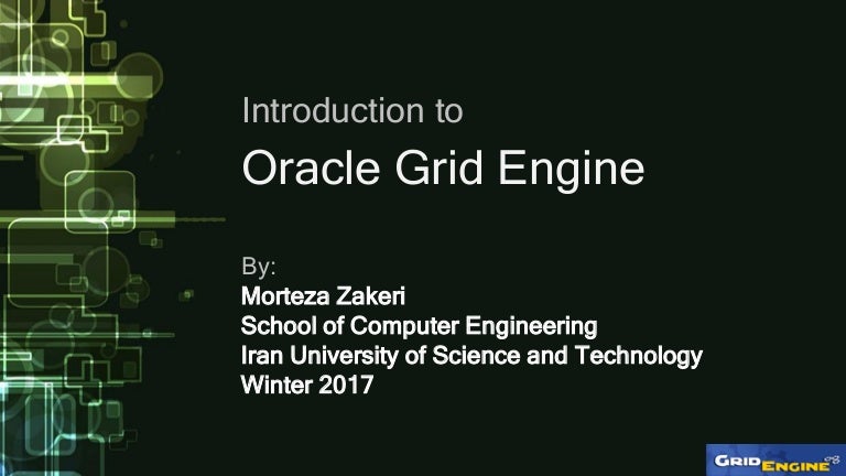 Introduction to Oracle Grid Engine