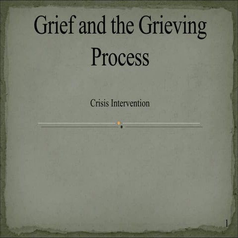 Grief | PPT | Physical Therapy | Wellness