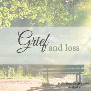 Grief and loss | PPT