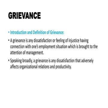 Grievance.pptx in human resources management | PPTX