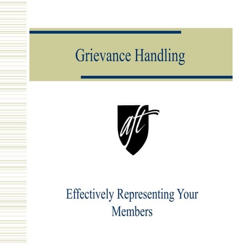 Five step approach_grievance_handling | PDF