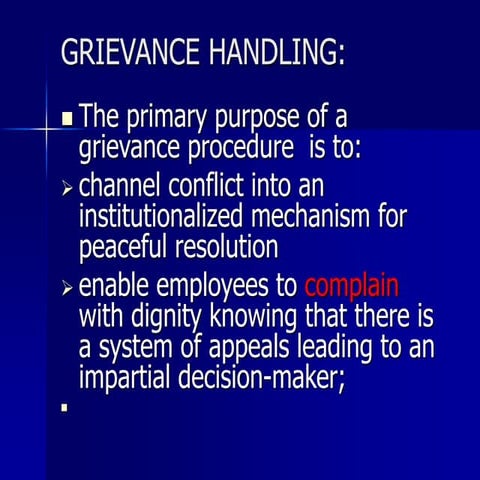 Grievance Committee Training Presentation | PPTX
