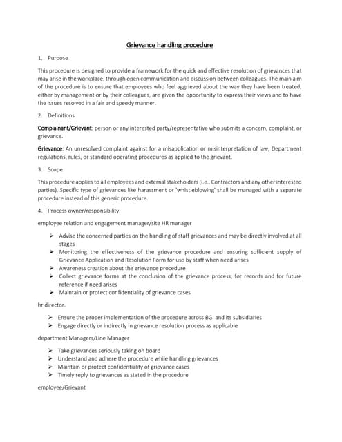 Grievance Committee Training Presentation | PPTX | Law