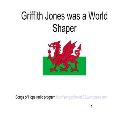 Griffith Jones - Welsh Educator | PDF