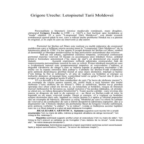 Grigore ureche-letopisetul-tarii-moldovei | DOC