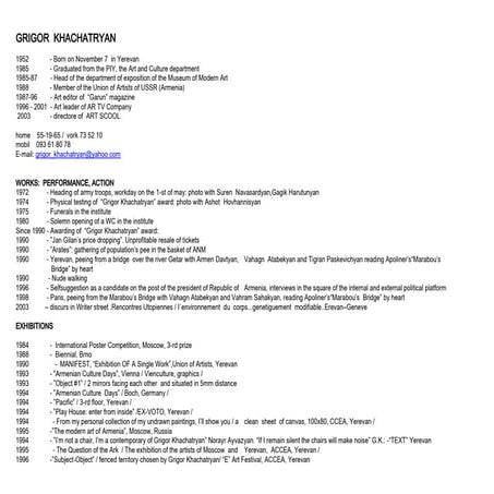 Grigor khachatryan | PPT