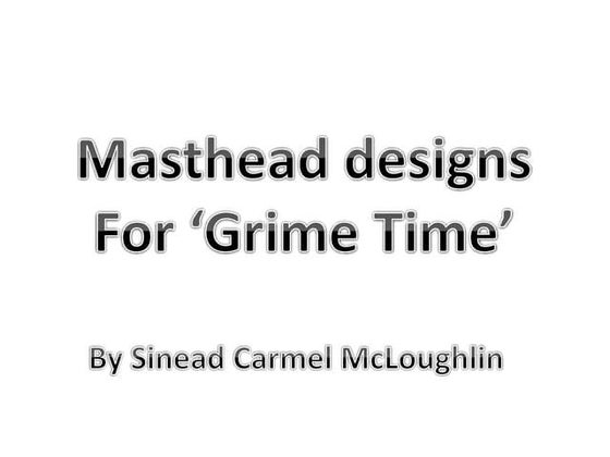 Mast head title design | DOC