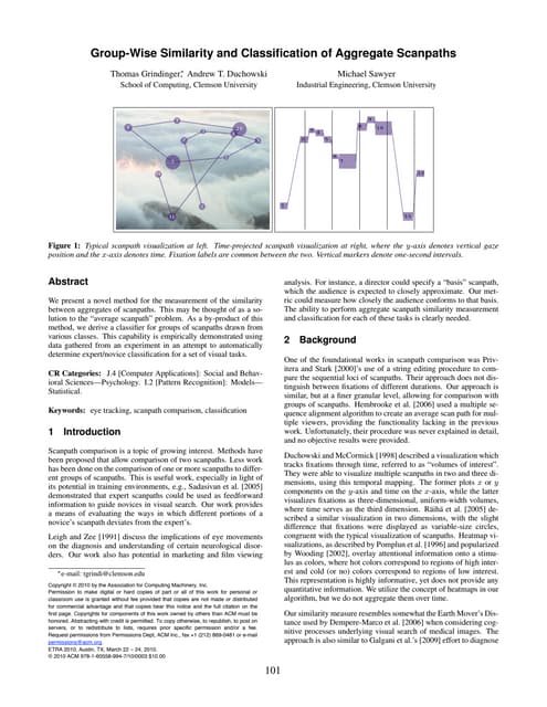 Goldberg Scanpath Clustering And Aggregation | PDF | Computing | Technology & Computing