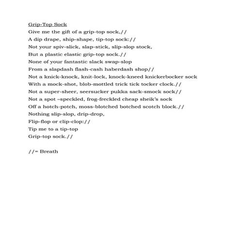 Grip-top sock.doc | Women\'s Intimates and Sleepwear | Women\'s Clothing