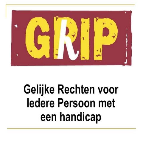 Voorstelling GRIP vzw | PPTX