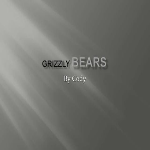 grizzly bear | PPT