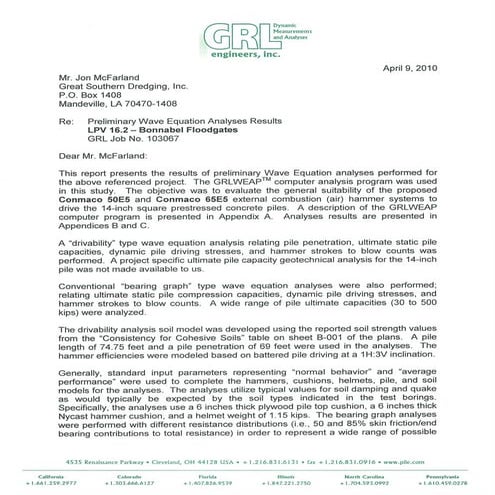 Grl report #103067 grlweap - lpv 16[1].2 | PDF