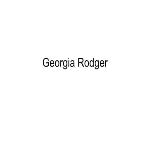 Georgia Rodger, mapalim introduction | PPT