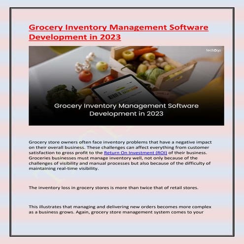 Grocery Inventory Management Software Development in 2023.pdf | Grocery ...