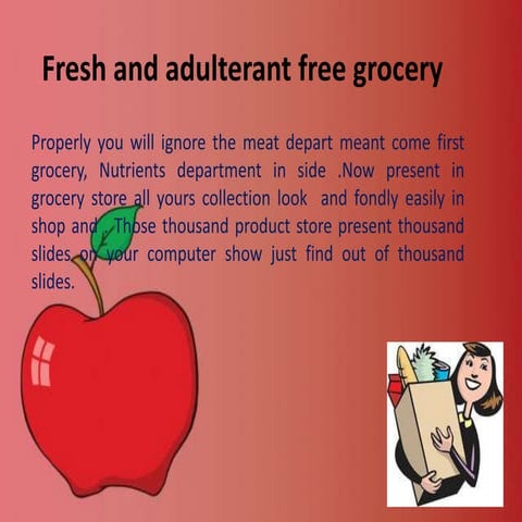 Grocery shop | PPT