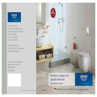 Grohe cistern brochure | PDF