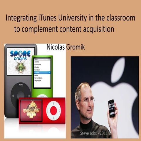 iPod & iTunes 2 complement content | PPT