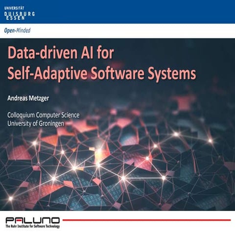 Data-driven AI for Self-Adaptive Software Systems | PPT