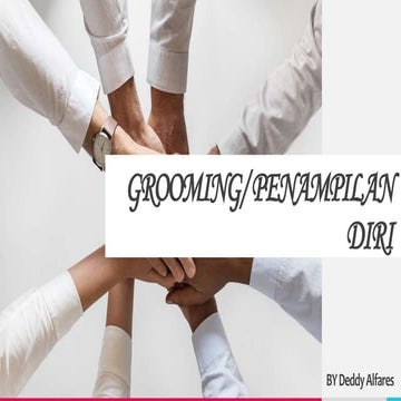 GROOMING.pptx penampilan diri sesorang dalam dunia kerja | PPTX