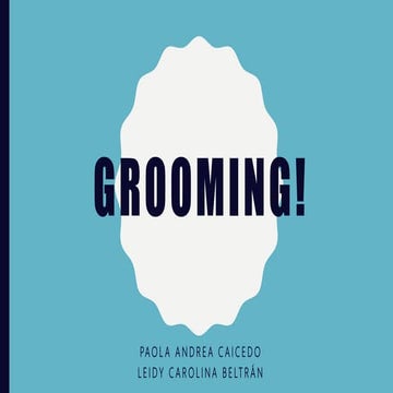 TRÍPTICO GROOMING para estudiantes de la carrera de Derecho | PDF