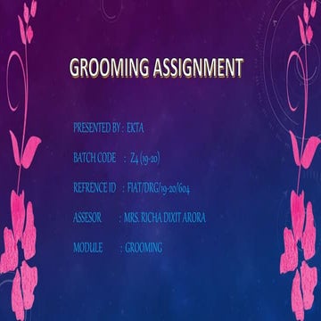Grooming ppt.1 | PPTX