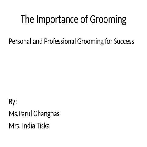 Grooming_Presentation on personal care.pptx