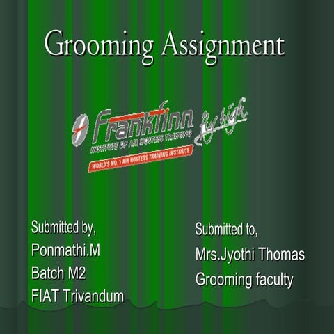 Grooming presentation | PPT