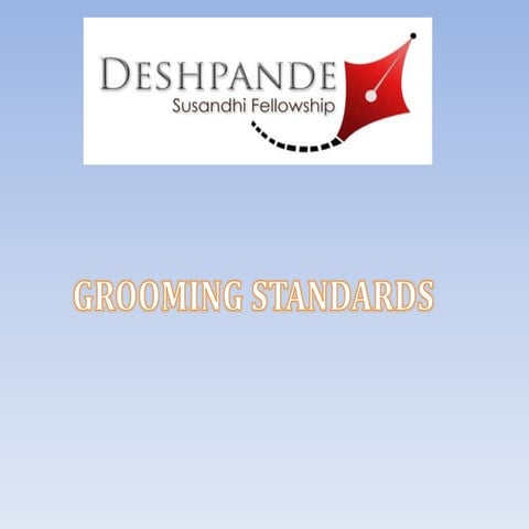 Grooming standards | PPTX