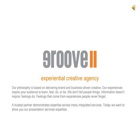Groove Presentation Services Demo V8 | PPT