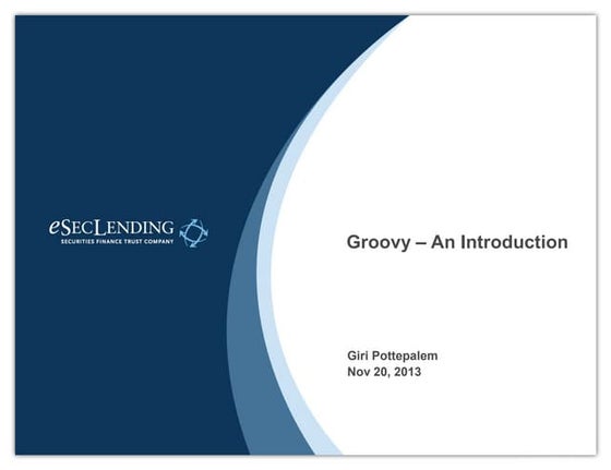 Groovy & Java | PPT