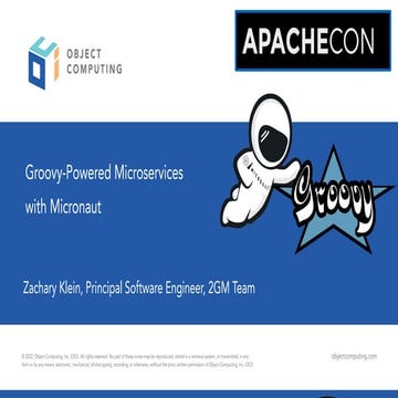 Groovy Powered Microservices With Micronaut Ppt