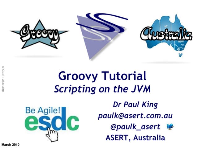Groovy Tutorial Ppt