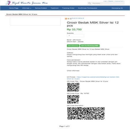 Grosir bedak-mbk-silver-isi-12-pcs jkkkkkk | PDF