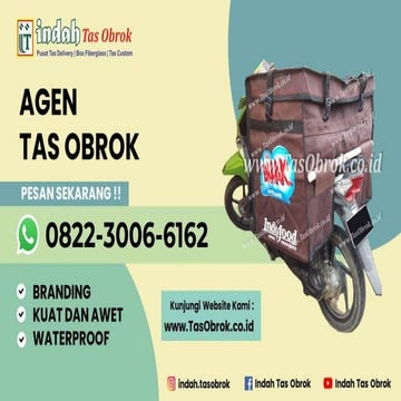 WA/TELP : 0822-3006-6162, Distributor Produk Indah Tas Obrok ...