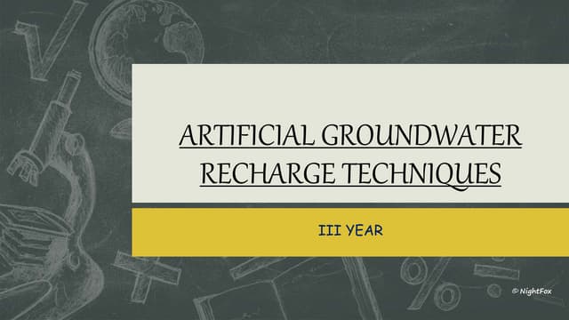Hydrologic Design of a Percolation Tank | PDF