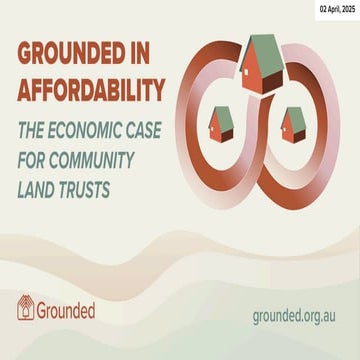 Grounded in Affordability: The Economic Case for Community Land Trusts | PDF