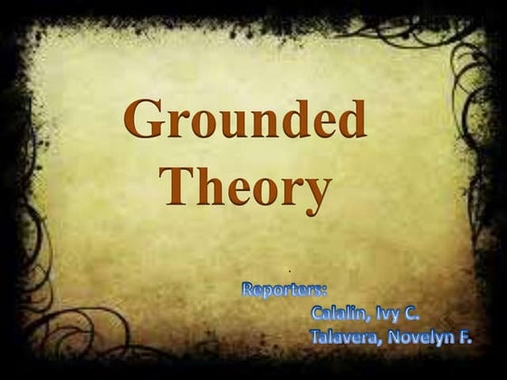 Grounded theory methodology of qualitative data analysis | PPT