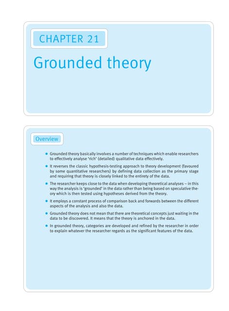 Grounded theory methodology of qualitative data analysis | PPT