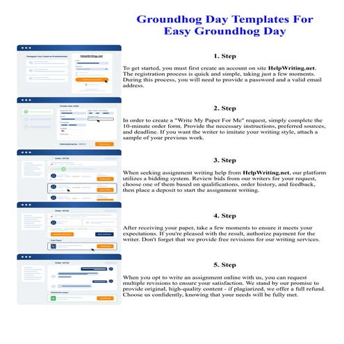 Groundhog Day Templates For Easy Groundhog Day | PDF | Classical Music ...