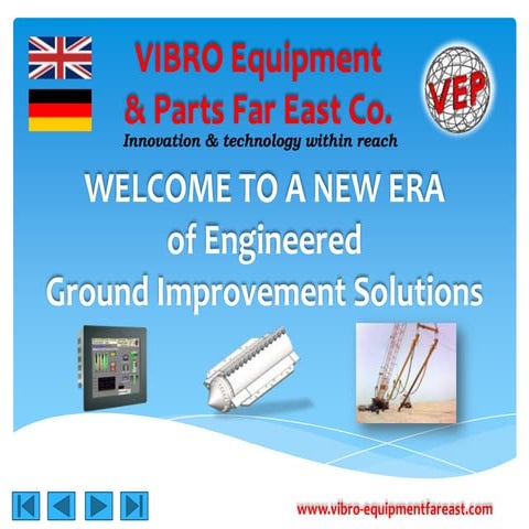VIBROFLOTATION - Ground Improvement - Welcome to a New Era... | PPTX